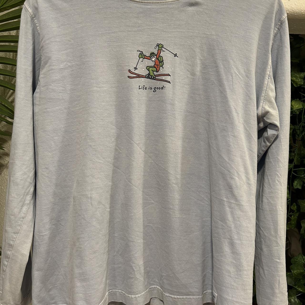 VINTAGE LIFE IS GOOD LONG SLEEVE #vintage #lifeisgood - Depop