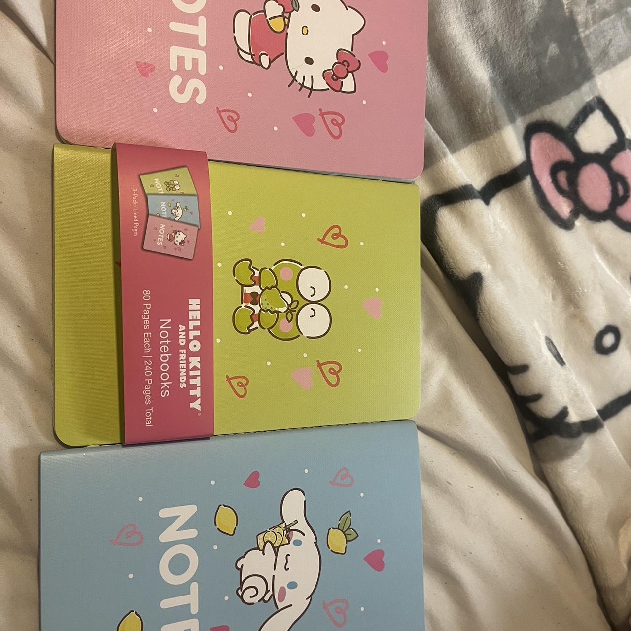 super cute sanrio notebooks 80 pages each 240 pages... - Depop