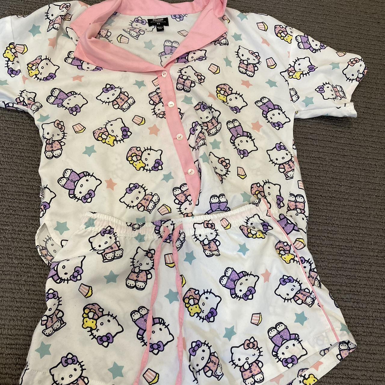 The cutest Sanrio hello kitty summer pyjamas/ pj... - Depop