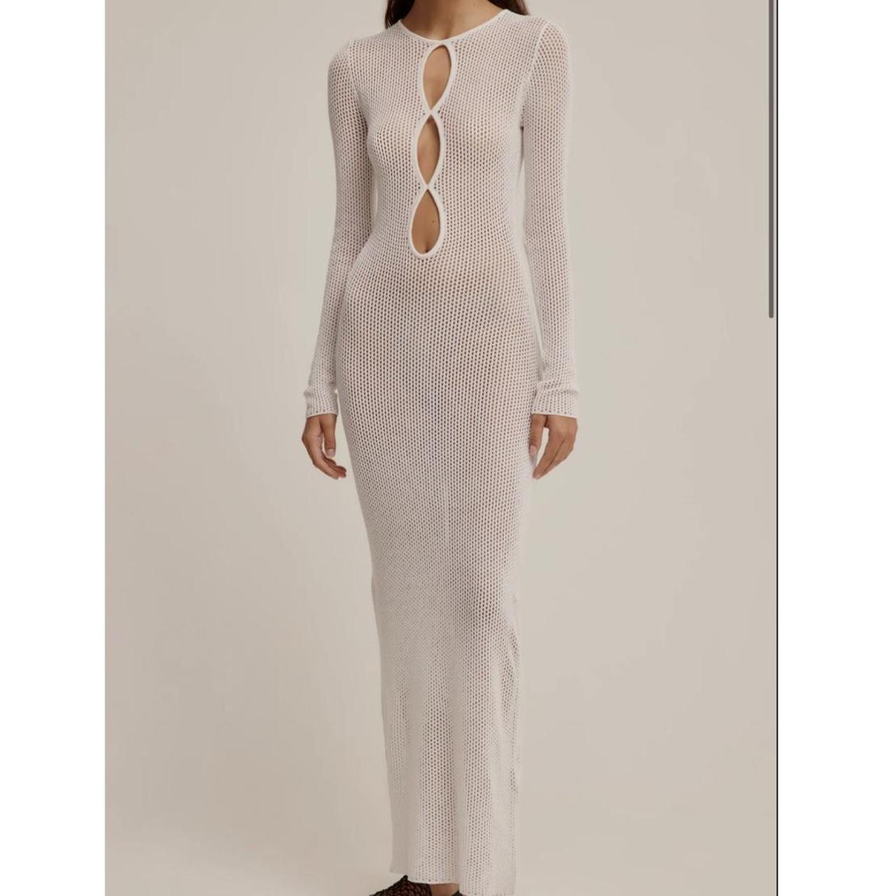 Venroy crochet beach coverup dress Current season... - Depop