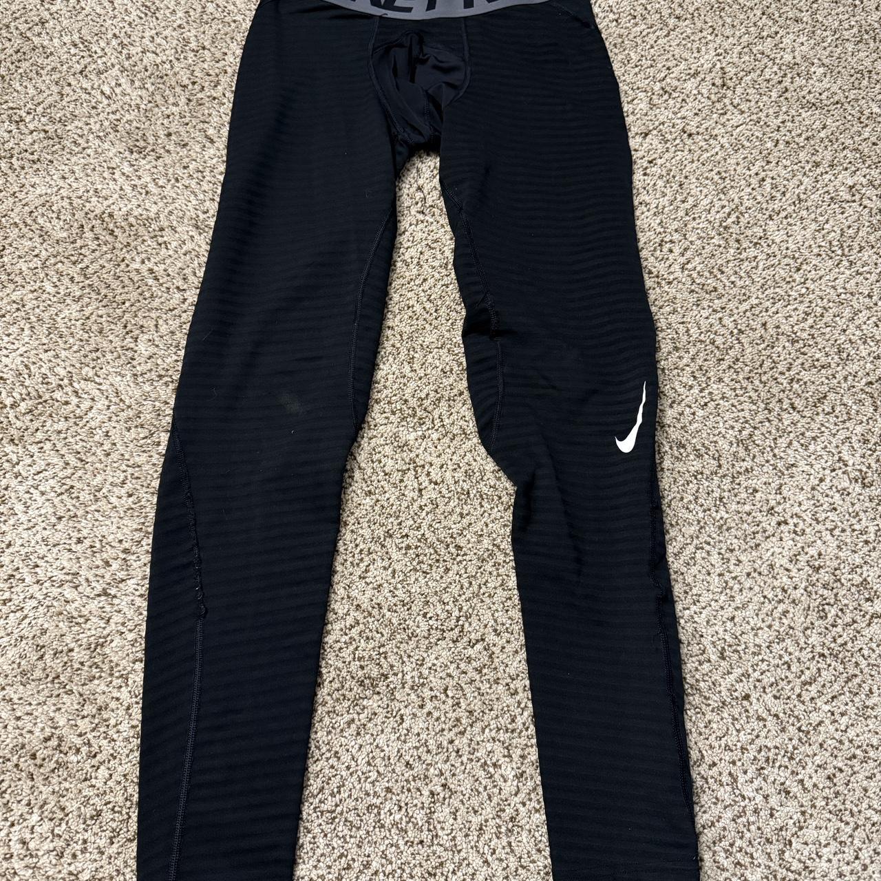 Men’s Nike Dri-Fit Pro black compression... - Depop