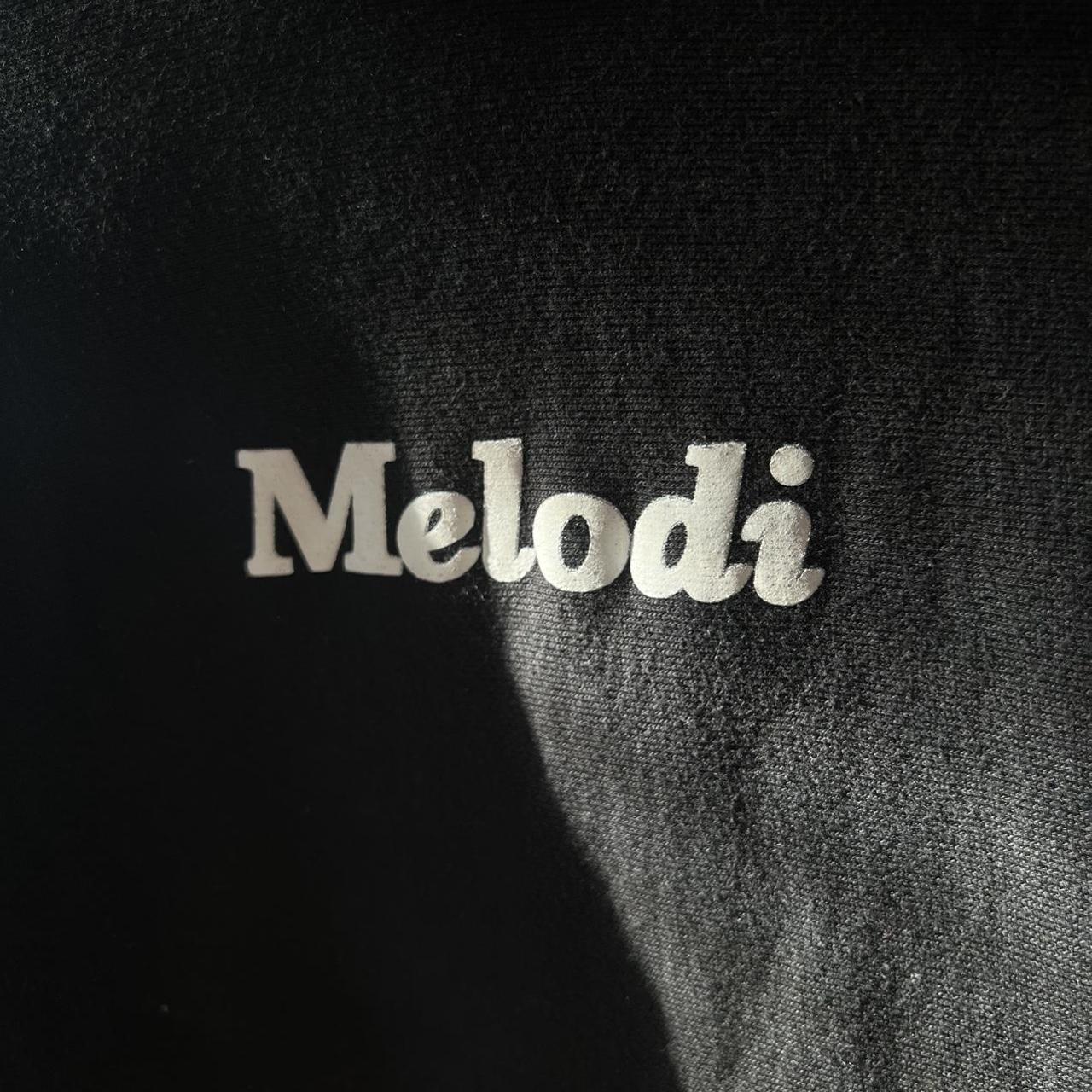 EC Melodi OG script logo hoodie in black, 2020-21... - Depop