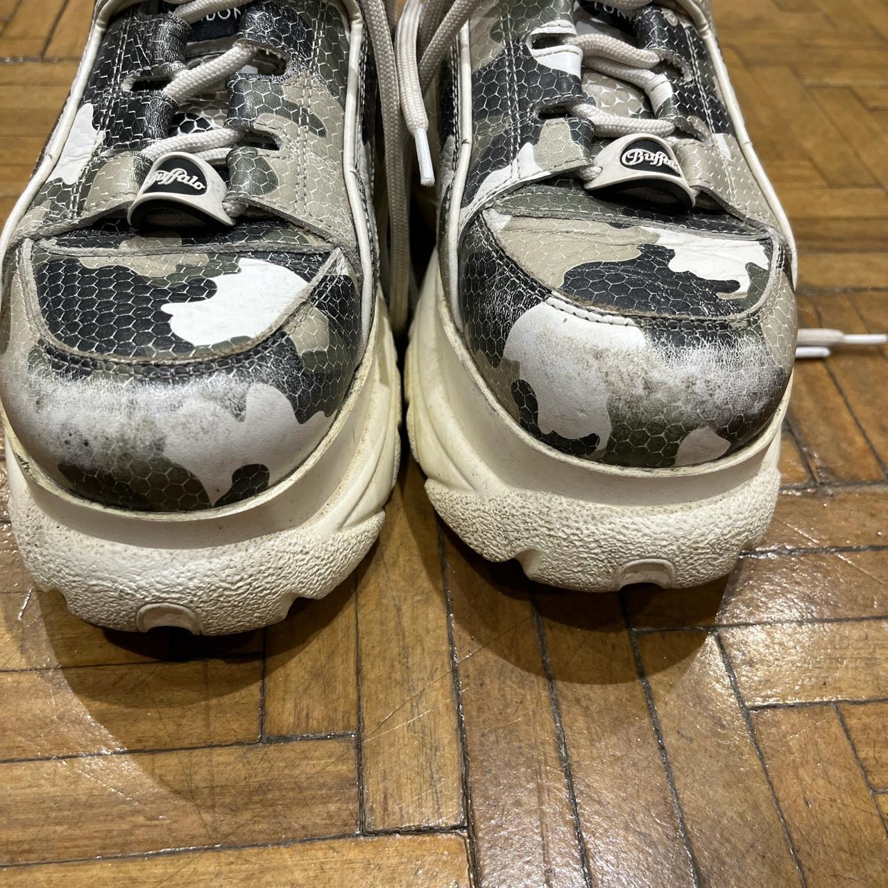 Buffalo London Camouflaged platform shoes. worn... - Depop
