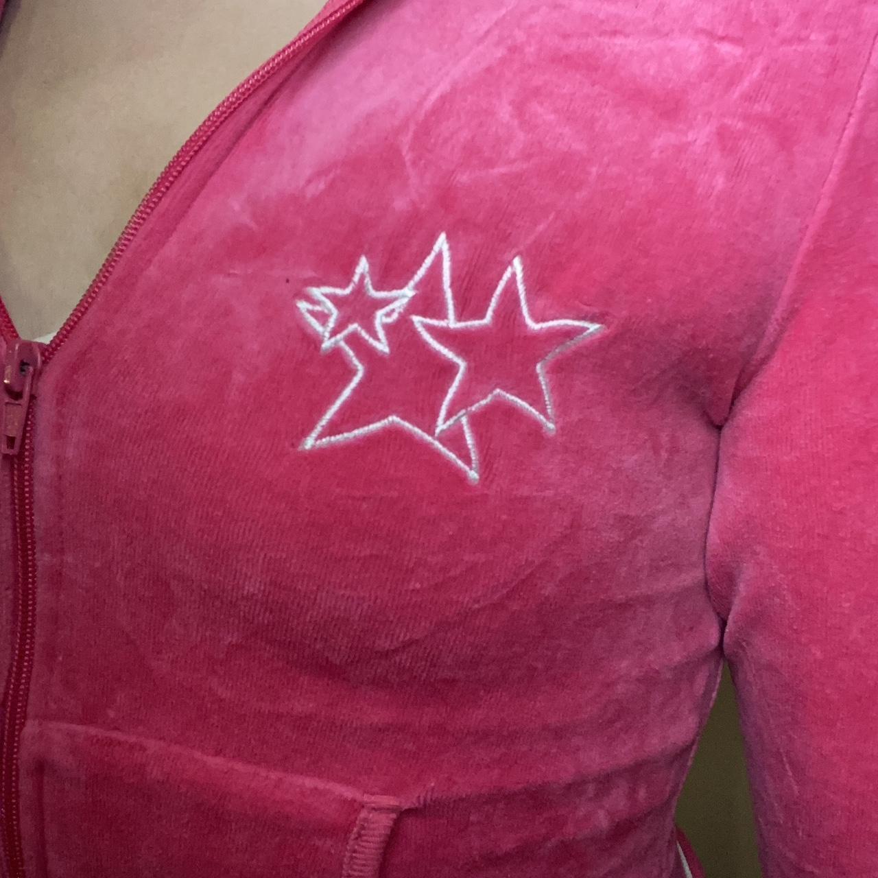 💖 y2k hot pink velvet jacket. Vintage Supré genuine... - Depop