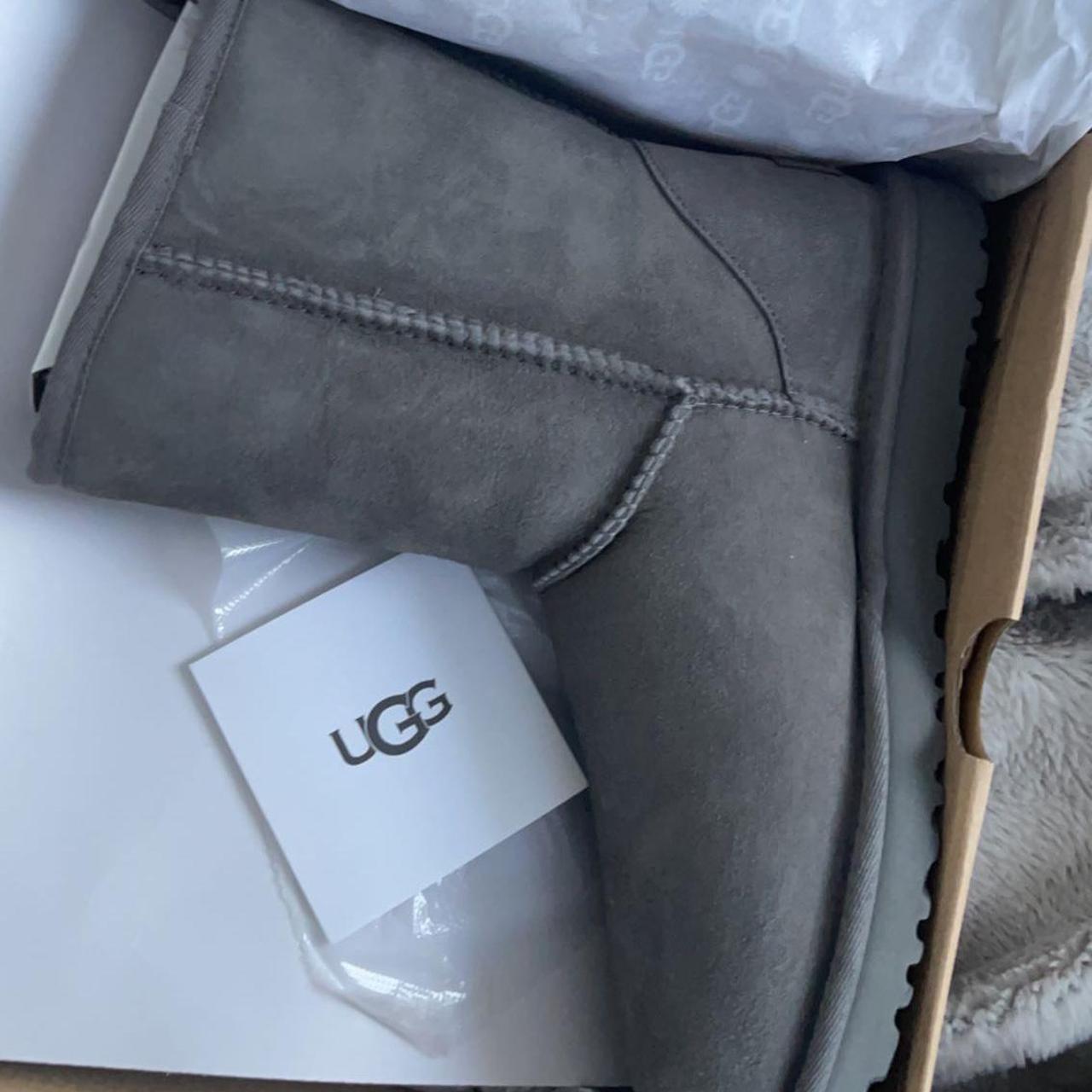 Grey uggs BRAND NEW Open to offers #uggs #boots... - Depop