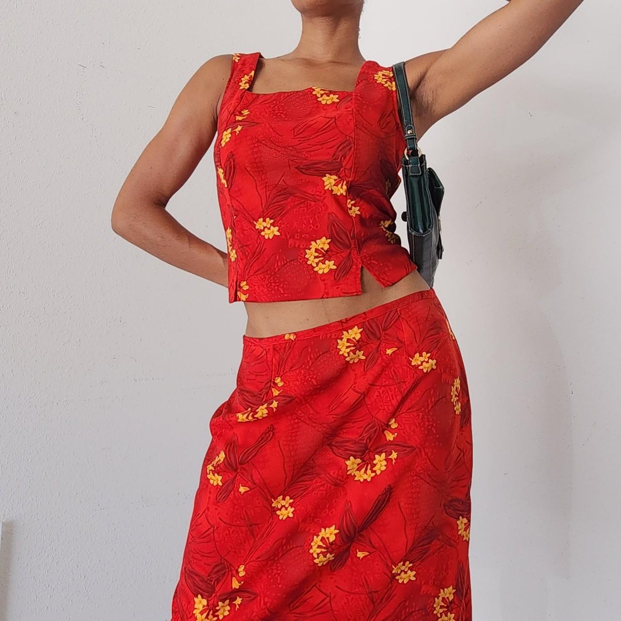 Y2k 2 Piece Tropical Matching Set Insane coconut... - Depop