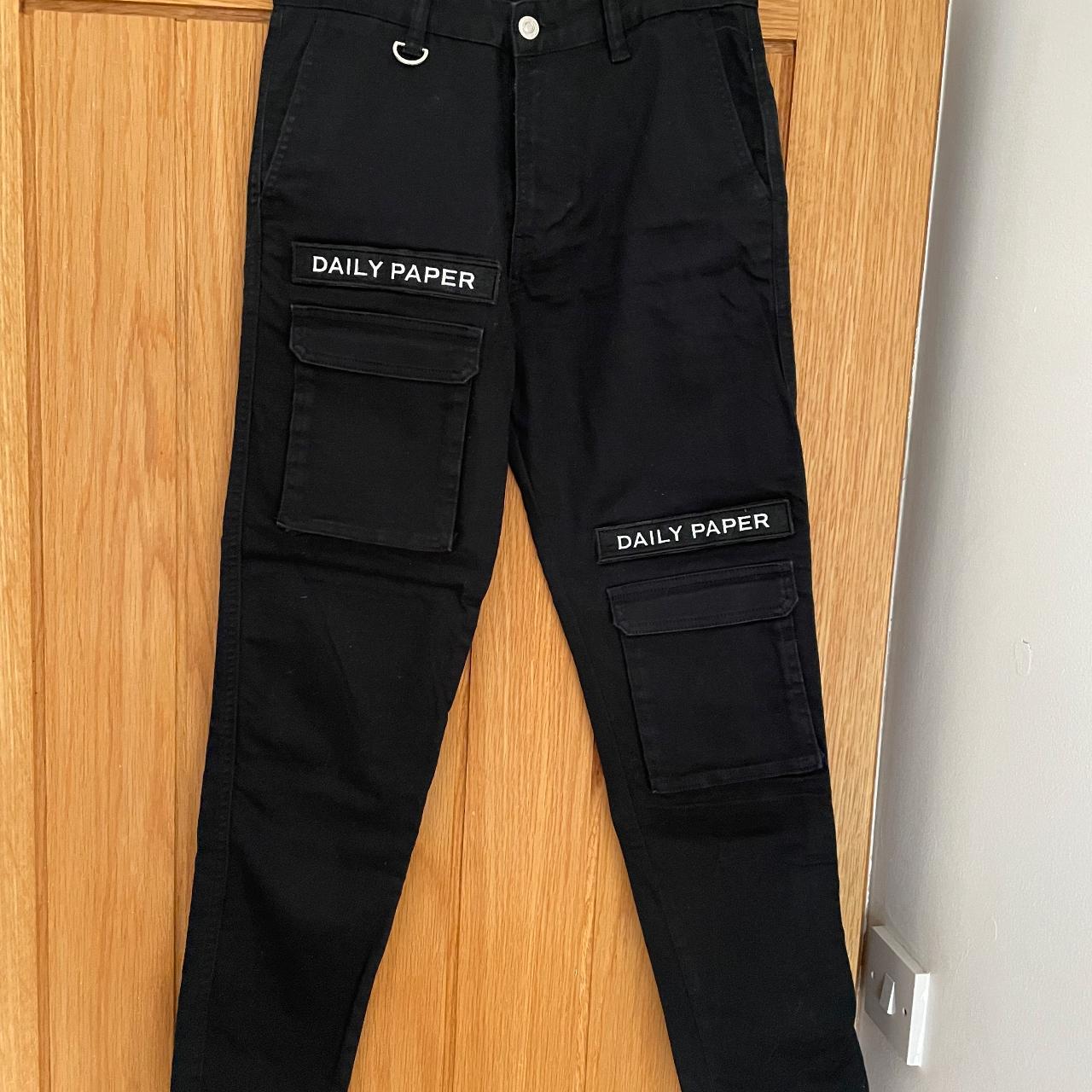 Daily Paper Cargo Pants Black - Depop