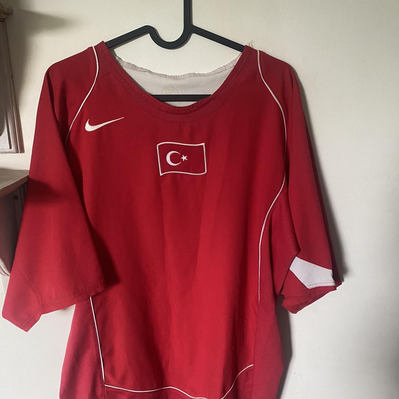 Vintage Turkey Nike 2004 football shirt. Perfect... - Depop