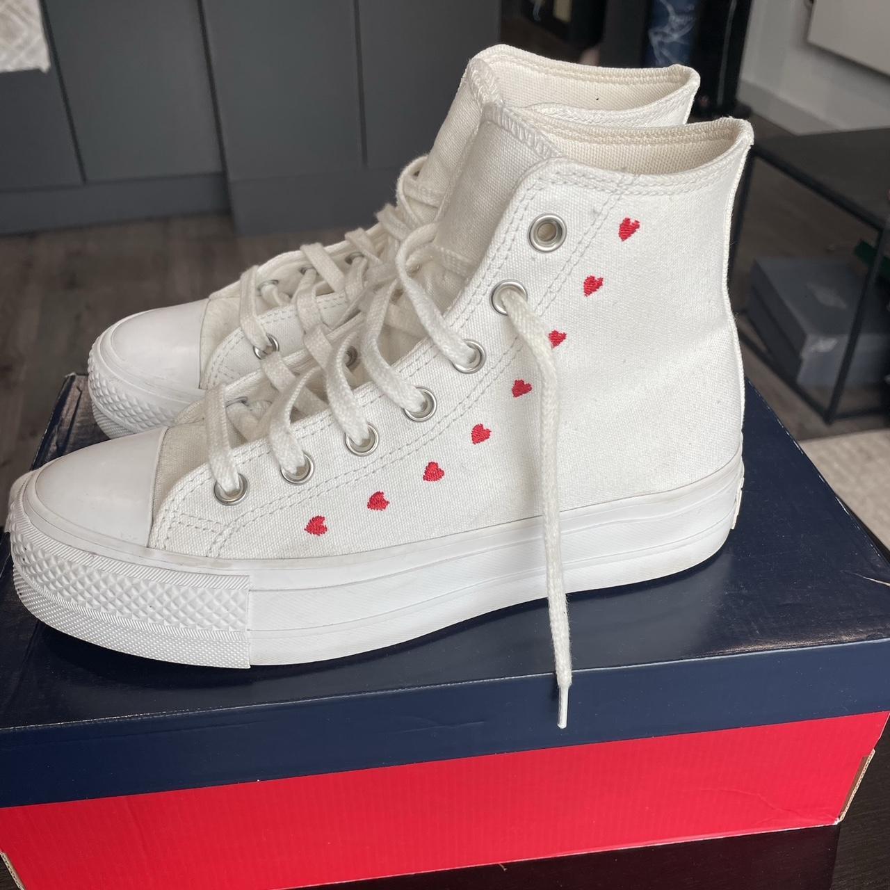 White Platform Converse Limited Edition Brand new... - Depop