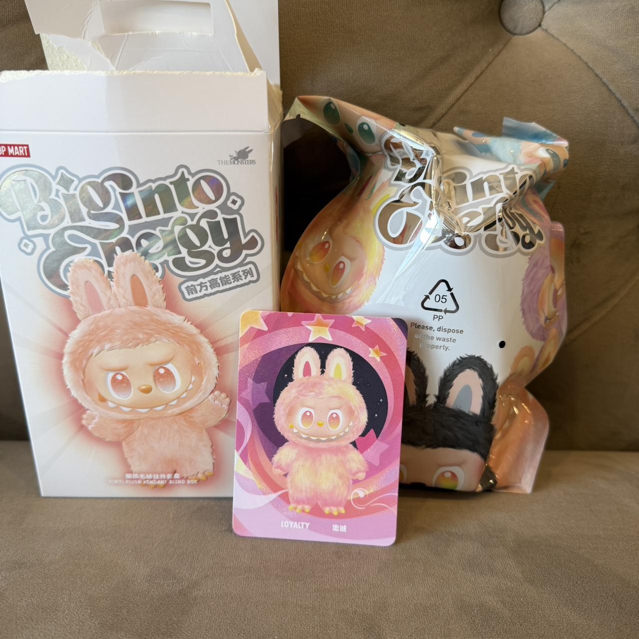 Popmart Big into energy Labubu Loyalty Brand new... | Depop