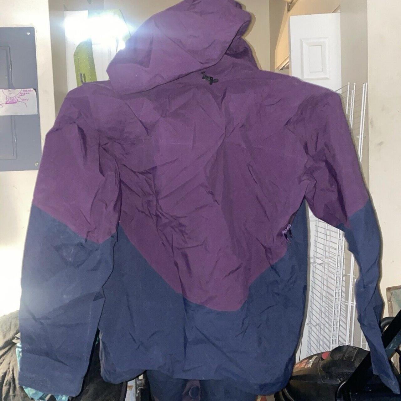 Arc'teryx Rush Jacket Black - Purple Blue Medium -... - Depop