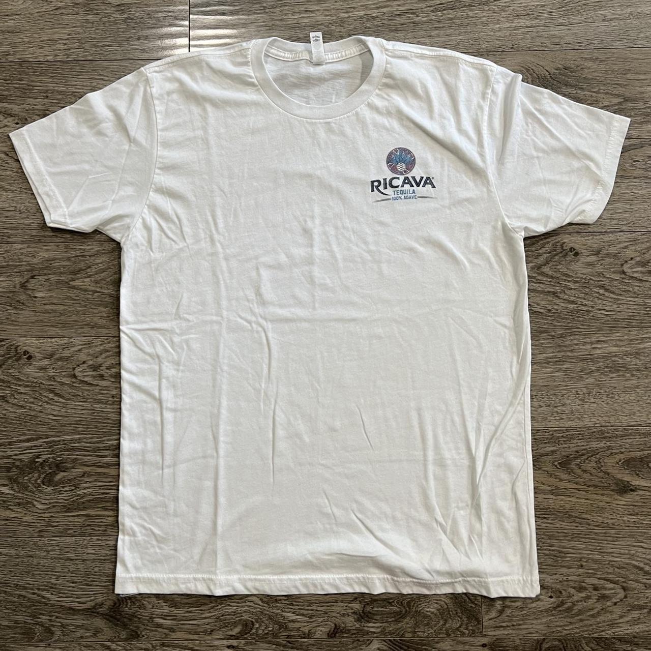 vintage ricava tequila t-shirt size lg #ricava... - Depop