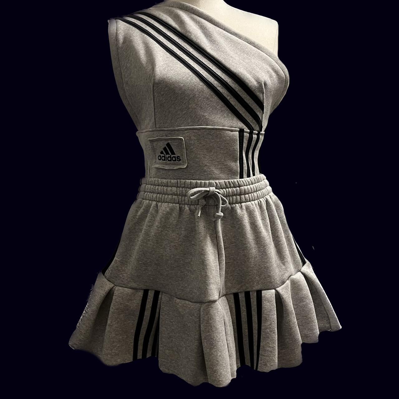 Reworked Adidas 2 piece set! Fully handmade from... | Depop