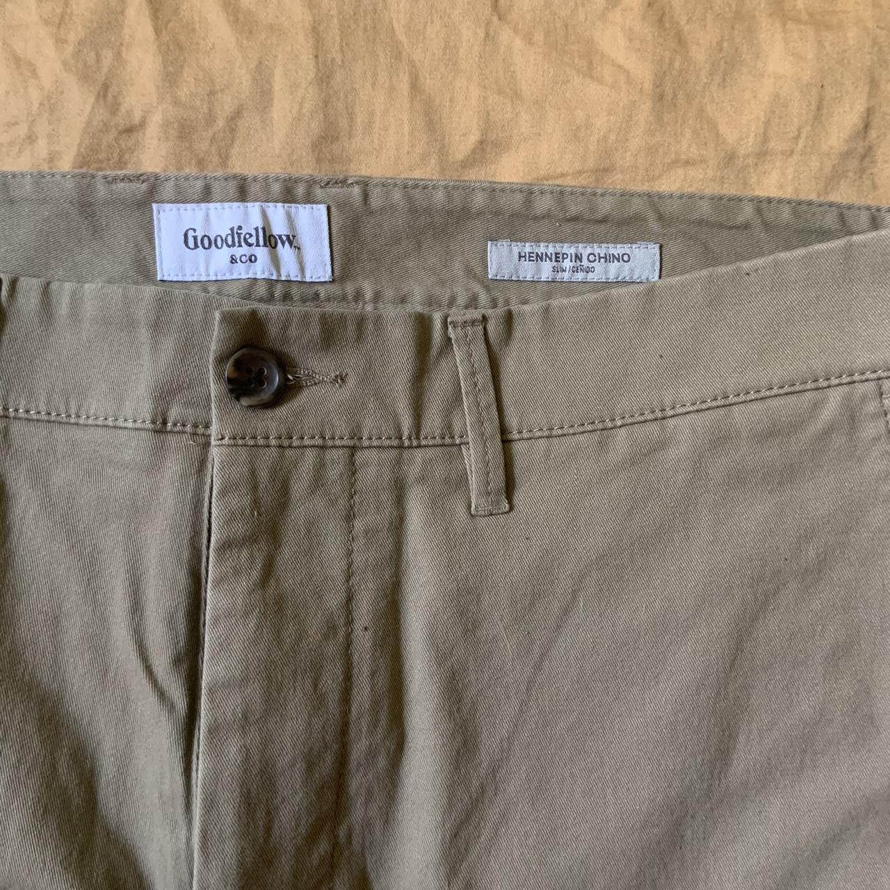 Goodfellow & co slim Hennepin chinos... - Depop