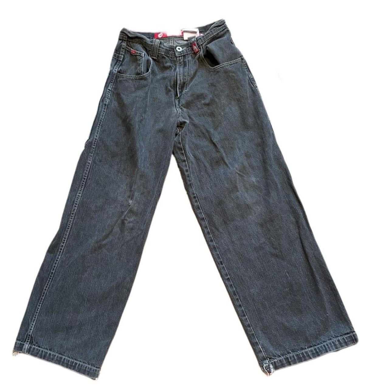 Vintage JNCO Jeans Black Baggy Rave/Skate Men’s... - Depop