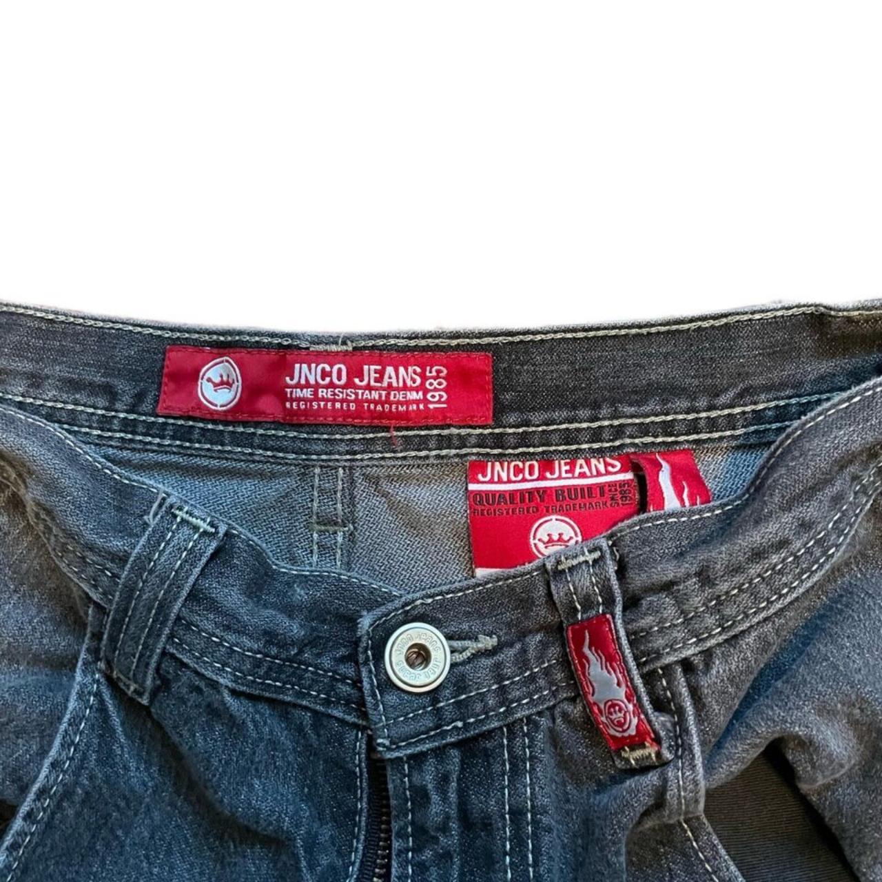 Vintage JNCO Jeans Black Baggy Rave/Skate Men’s... - Depop