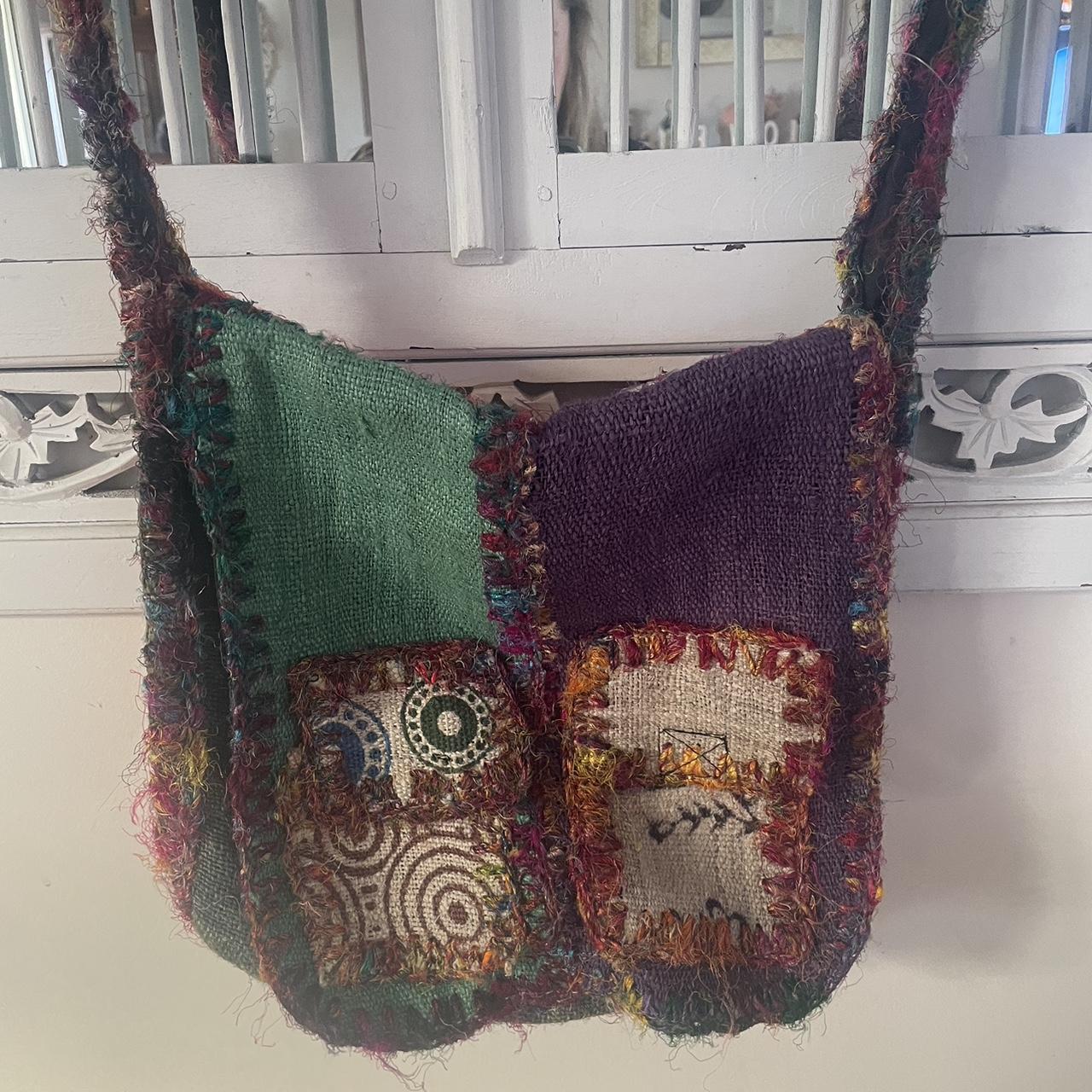 Gorgeous boho/hippy bag. Satchel style with long... - Depop