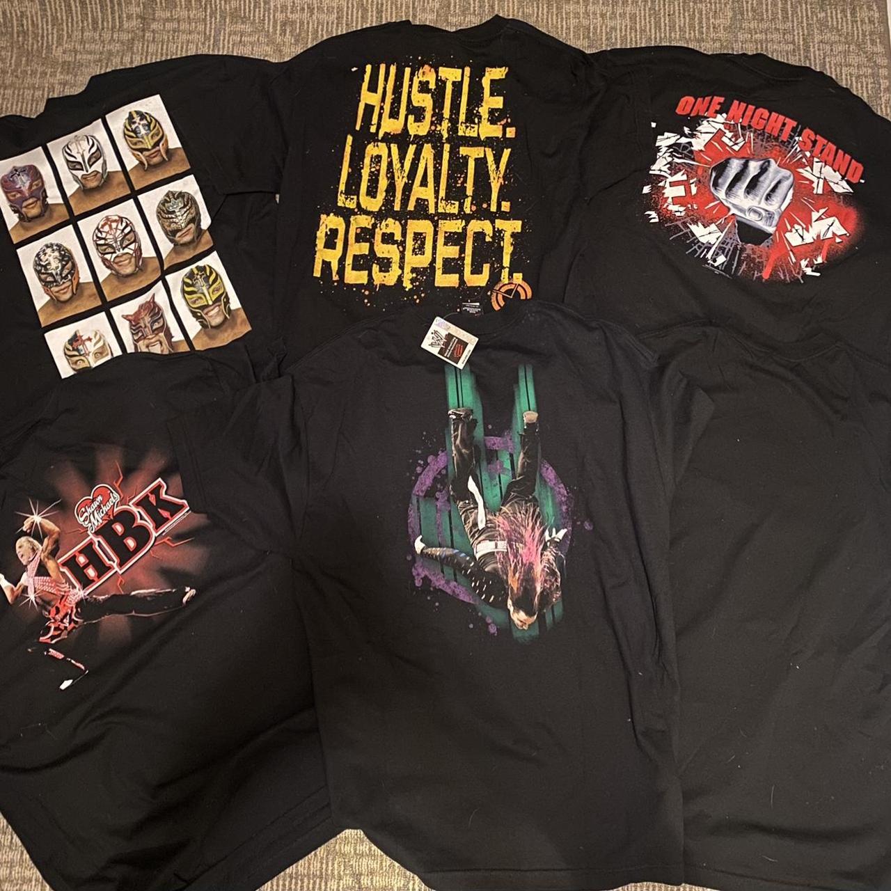 VINTAGE DEADSTOCK WWE WRESTLING SHIRTS! ALL L - XL... - Depop