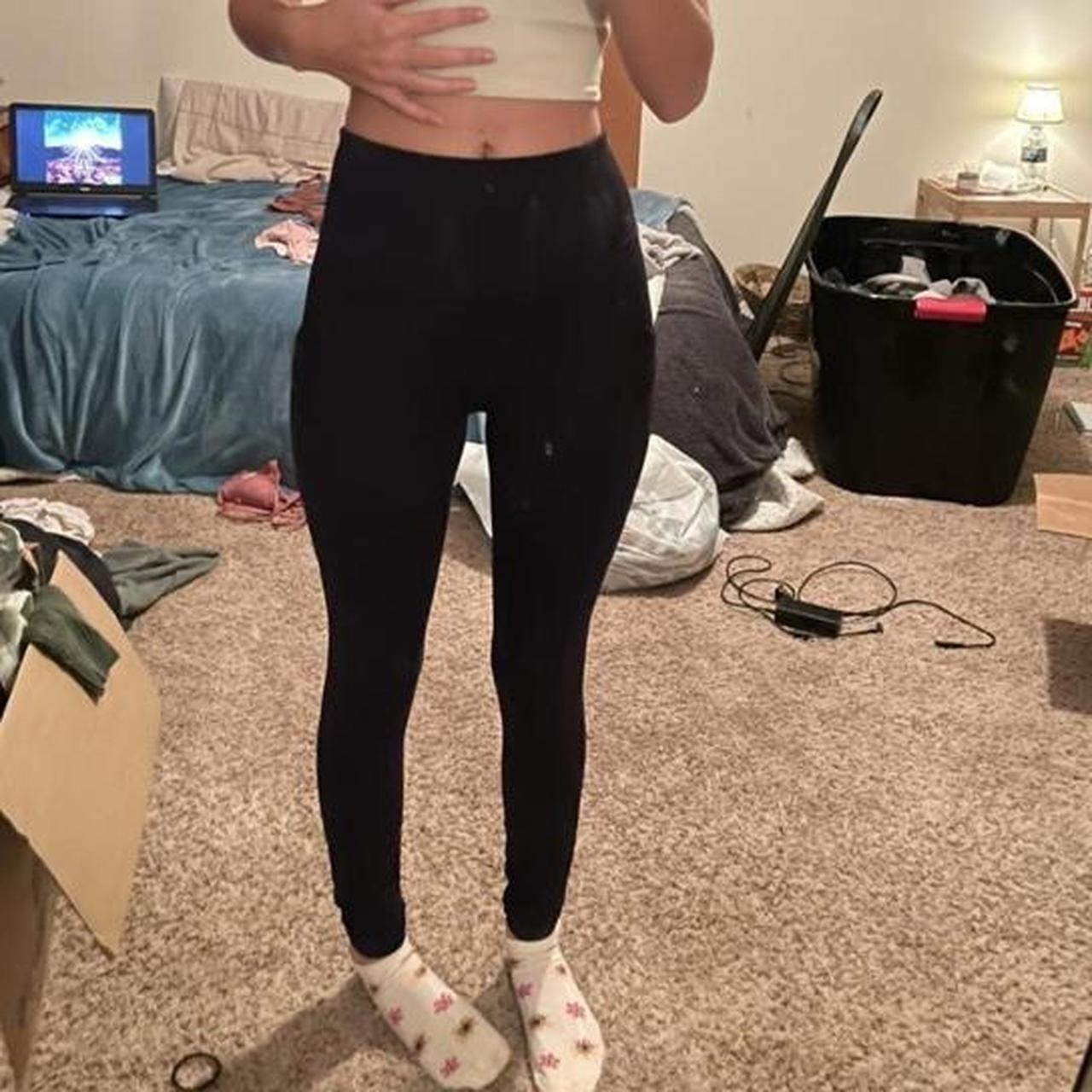 Fabletics Motion 365 Black Leggings - 3 deep... - Depop