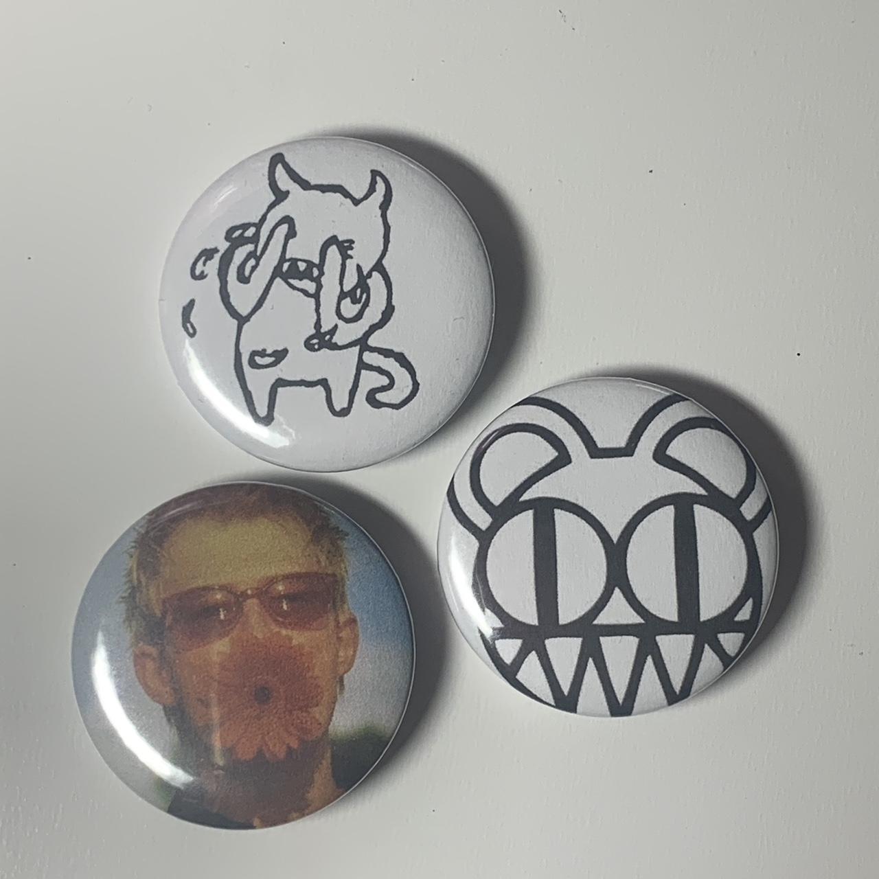Radiohead Pin Set #radiohead #pins #music #alt - Depop