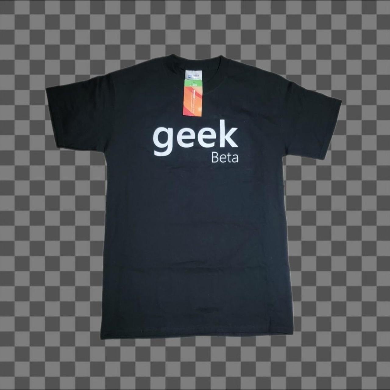nwt microsoft kid "geek (beta)" tshirt 🖱💿 -... - Depop