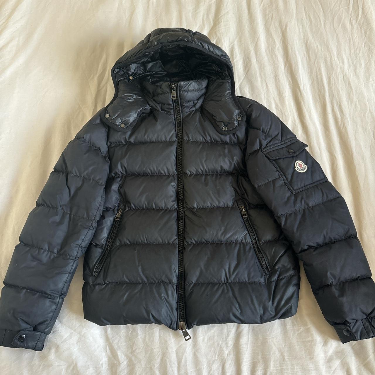 Black Moncler Himalaya Hooded Down Jacket Size 2. Depop
