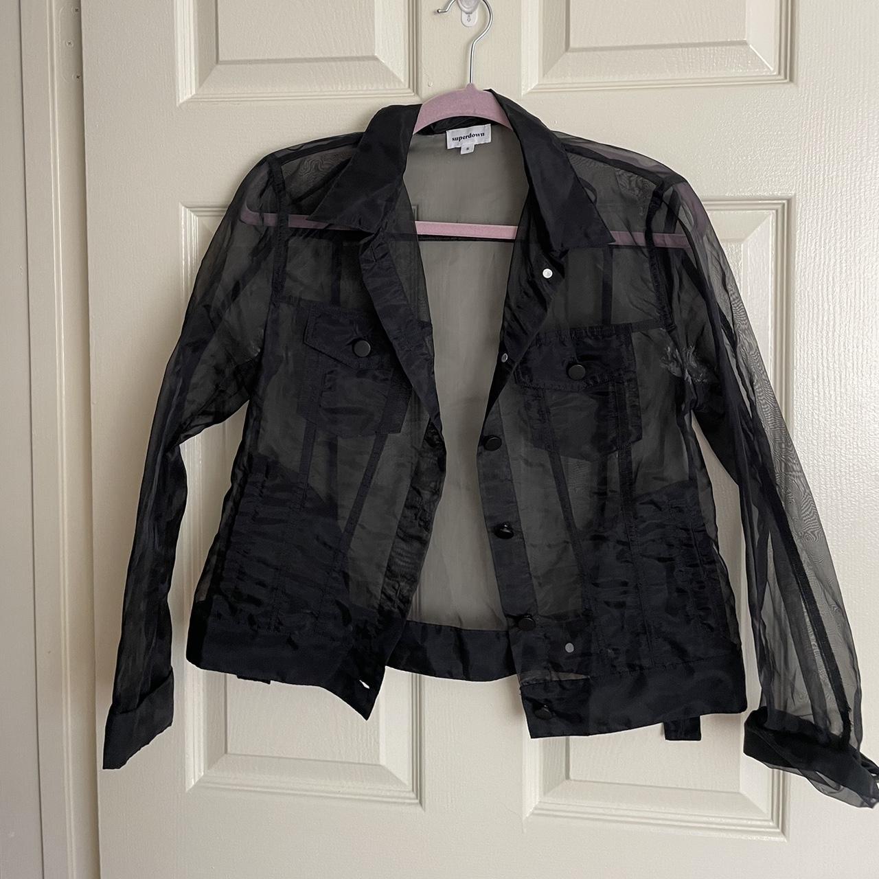 Mesh jacket!! Looks like the style of a denim... - Depop