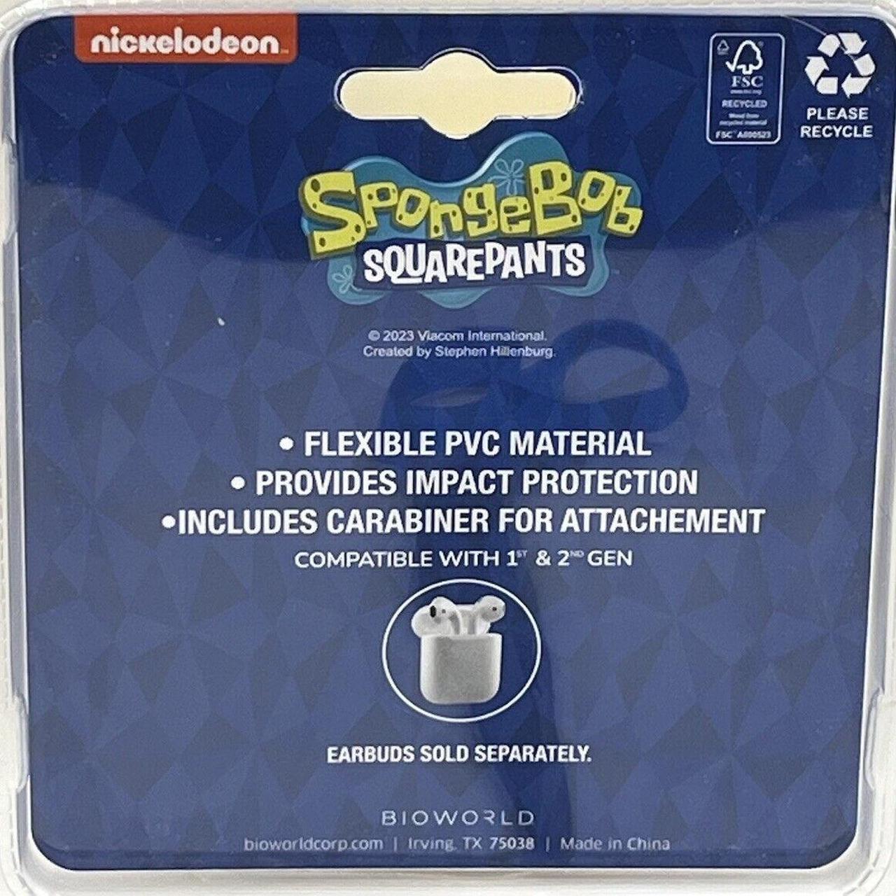 Yellow SpongeBob SquarePants AirPod case... | Depop