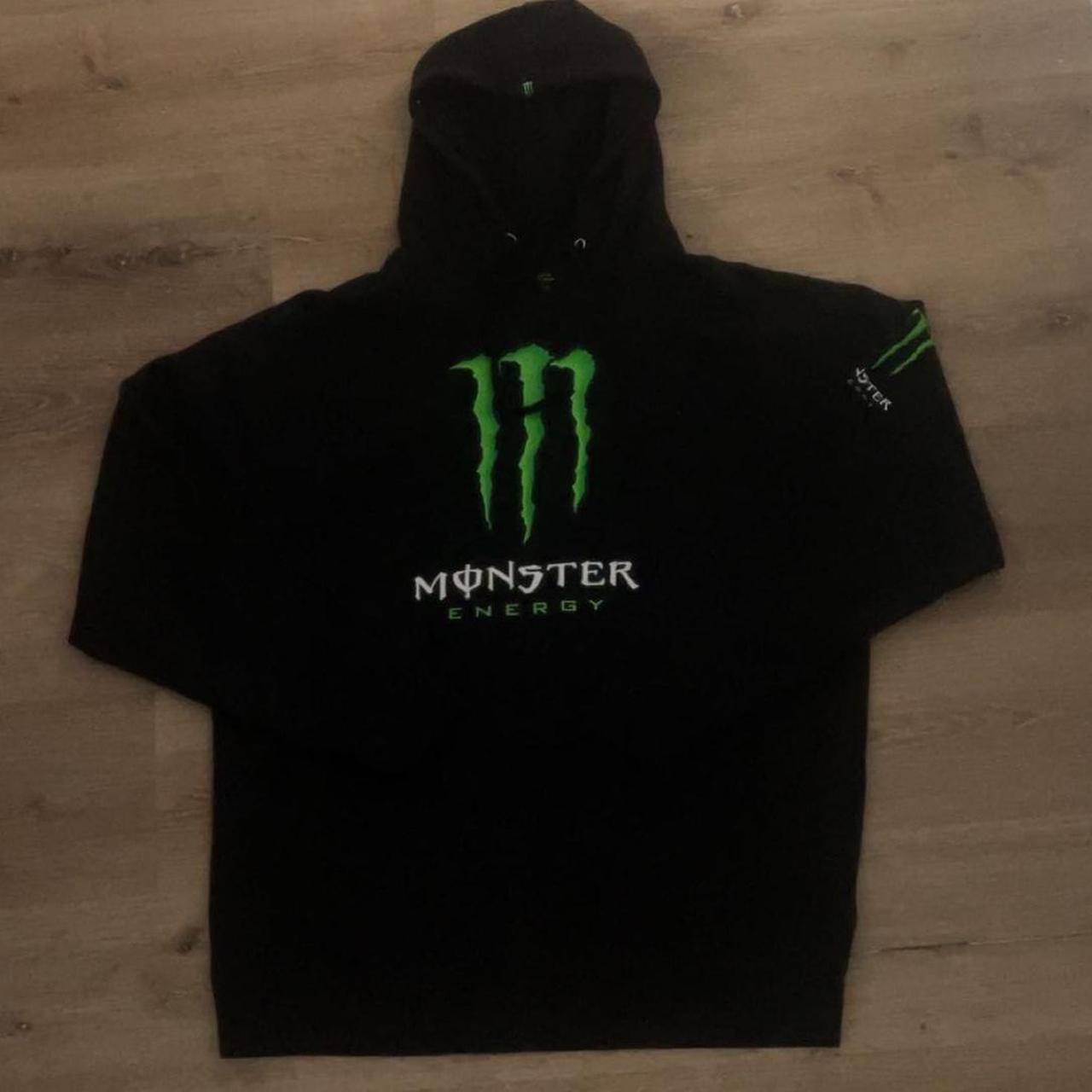 XL Monster Energy Hoodie In Great condition Emo... - Depop