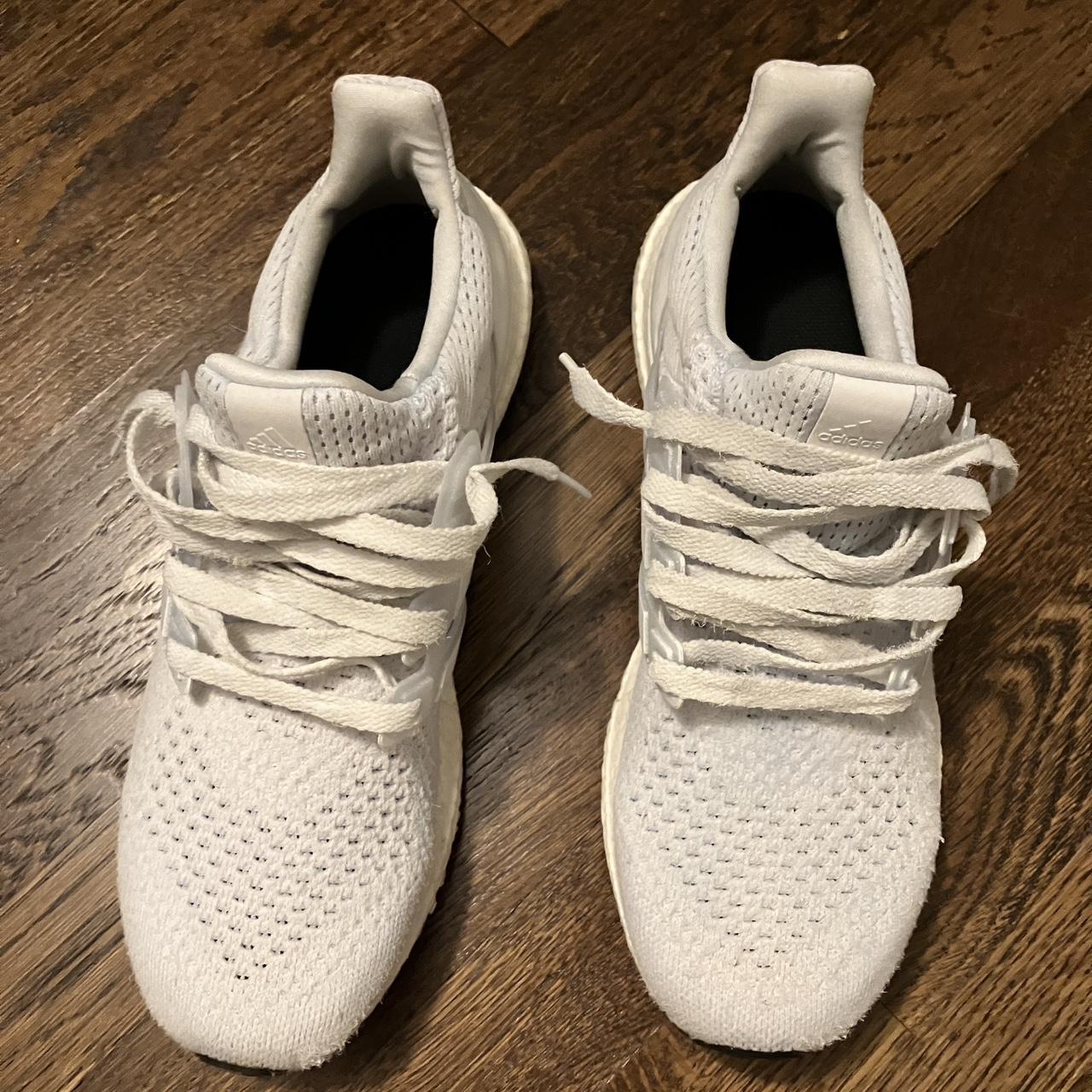 Ultra boost all white shoes - Depop