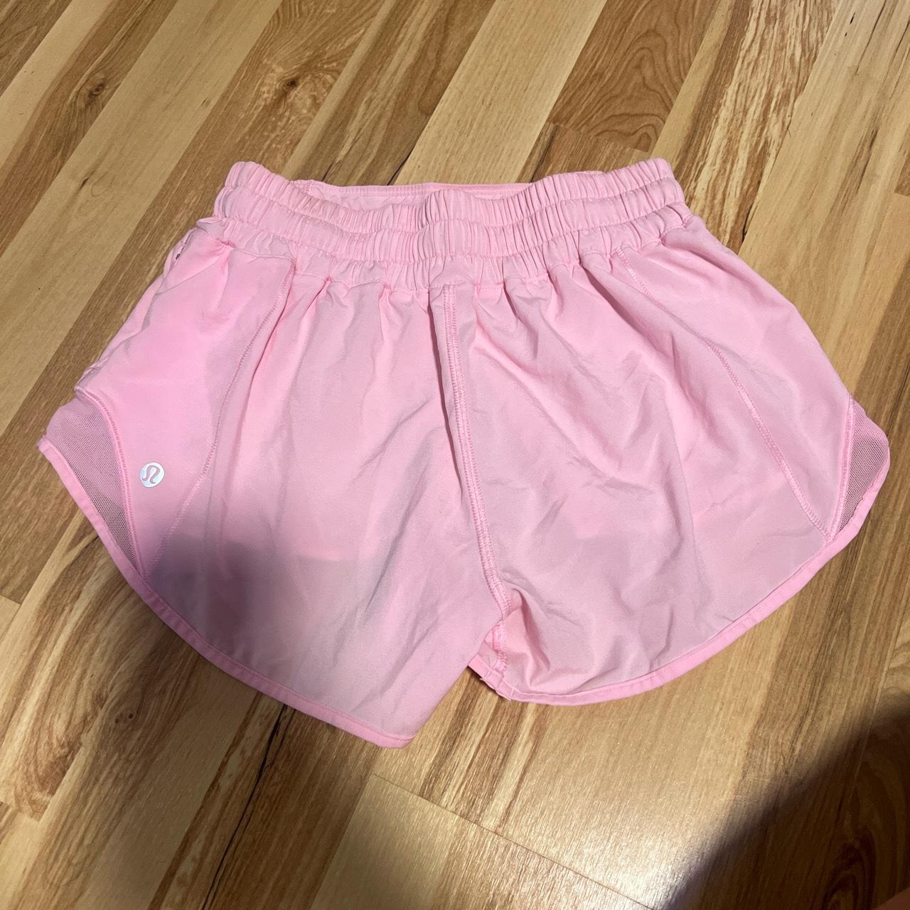 Light Pink Lululemon Shorts size... - Depop