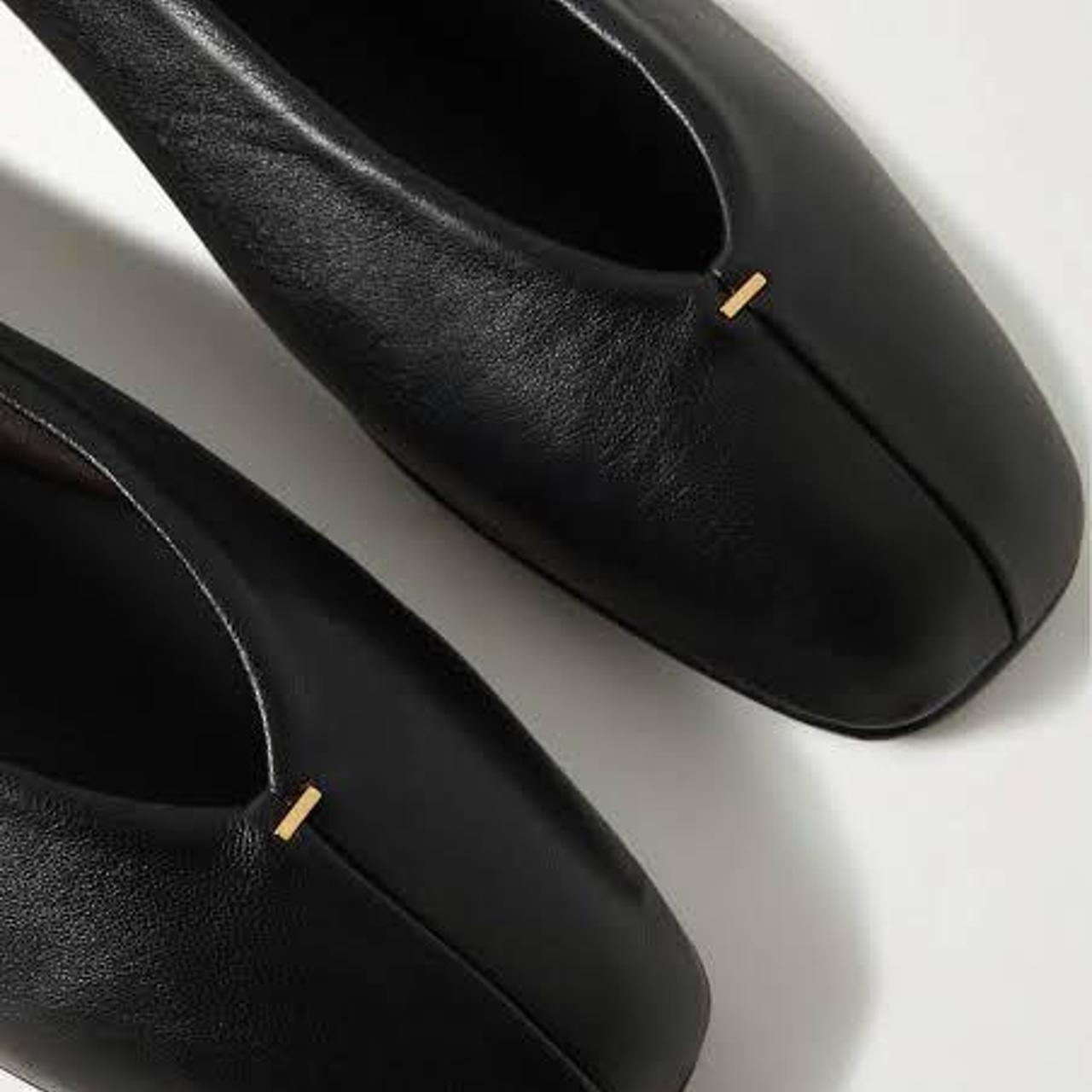 The Row Eva ballet flats in black Size 39 Only worn... - Depop