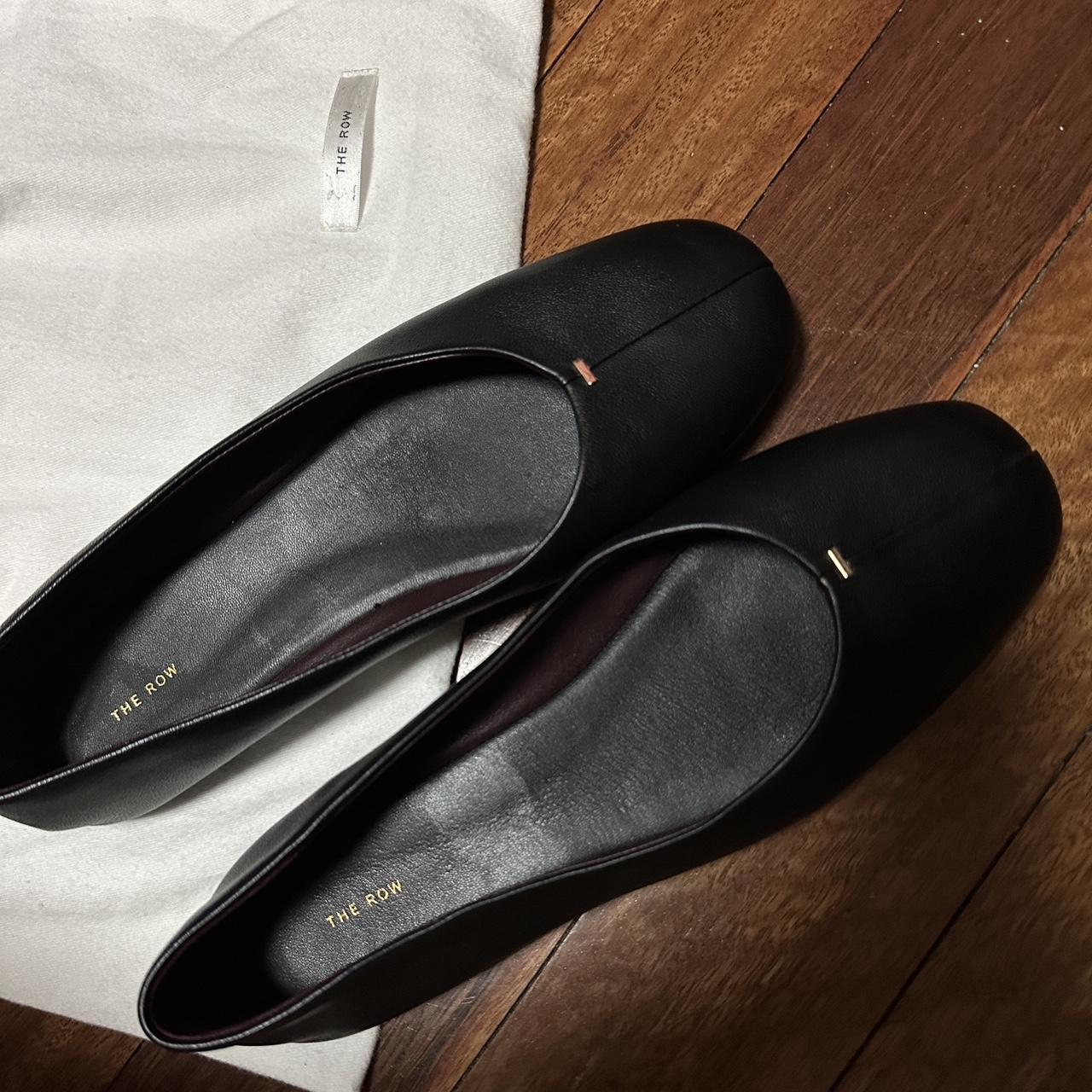 The Row Eva ballet flats in black Size 39 Only worn... - Depop
