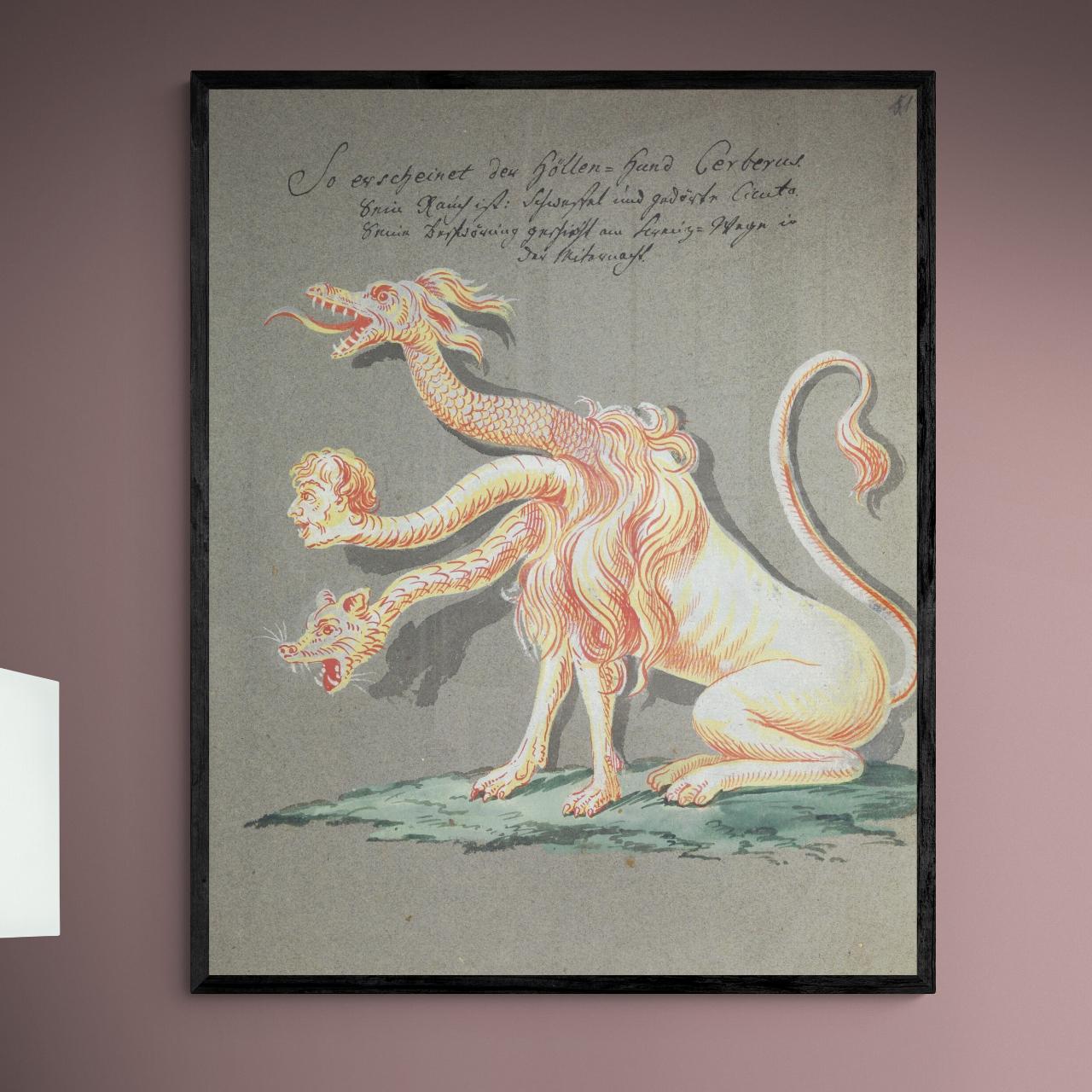 The Hellhound Cerberus Occult Coven Witchcraft Demon... - Depop