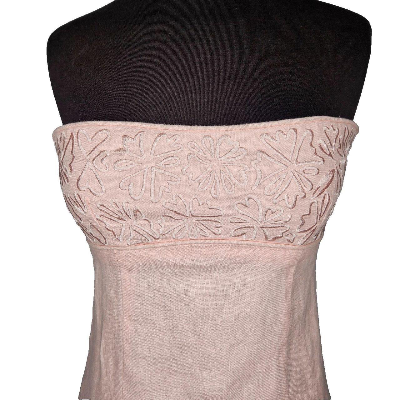 EISHA Sofia Bustier Mini Dress. Size 0 (XS/S). Light... | Depop