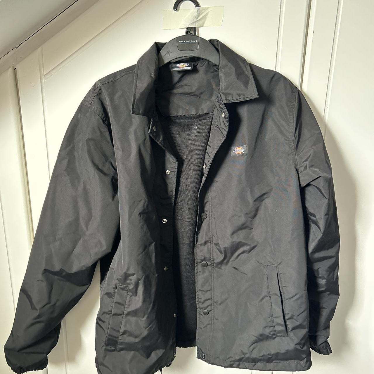 Medium black Dickies jacket Medium sized jacket,... - Depop