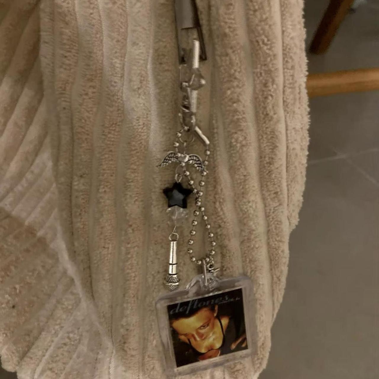 Deftones bag charm album cover guitar microphone and... - Depop