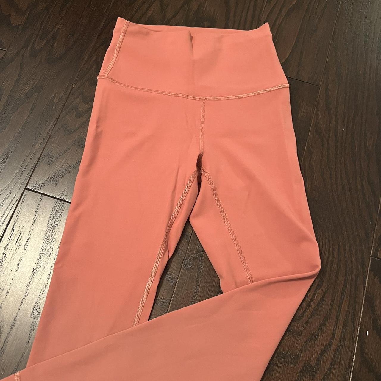 lululemon wunder train high rise leggings pink soft... - Depop