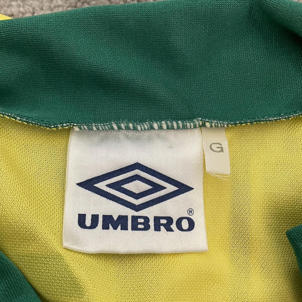 Brazil umbro home football shirt 1994-1997 . Romario... - Depop