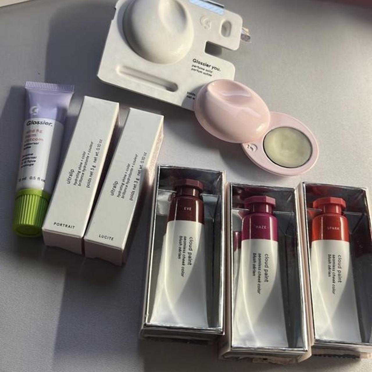 Glossier bundle - WILL ACCEPT OFFERS -3 cloud paint... - Depop