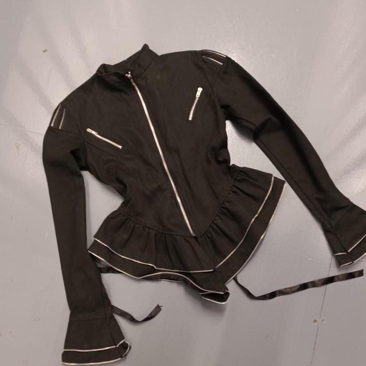 Rare 90s Trad Goth Demonia Corset Jacket by... - Depop