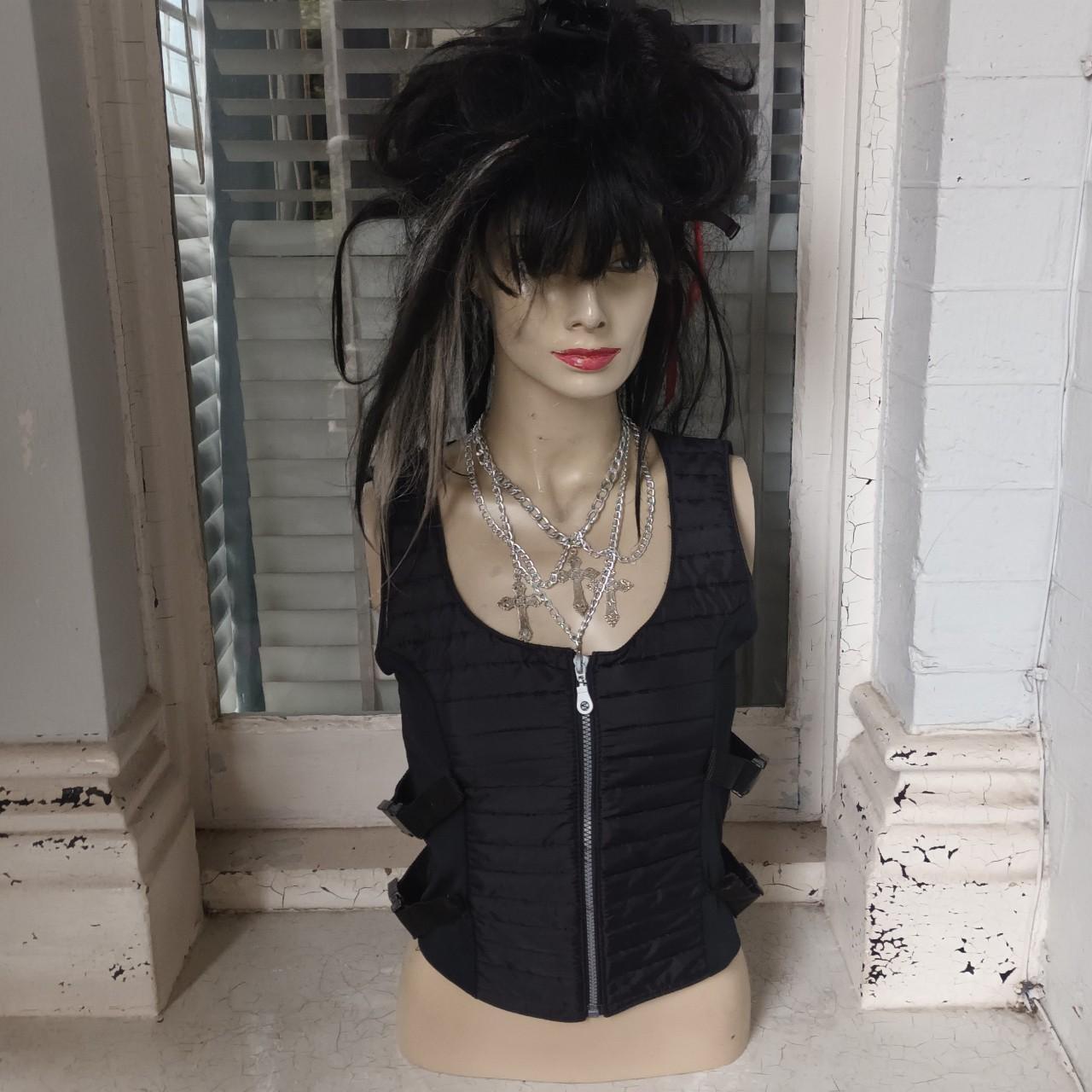 Super Rare 90s Gothic/Post Apocalyptic bodice by... - Depop