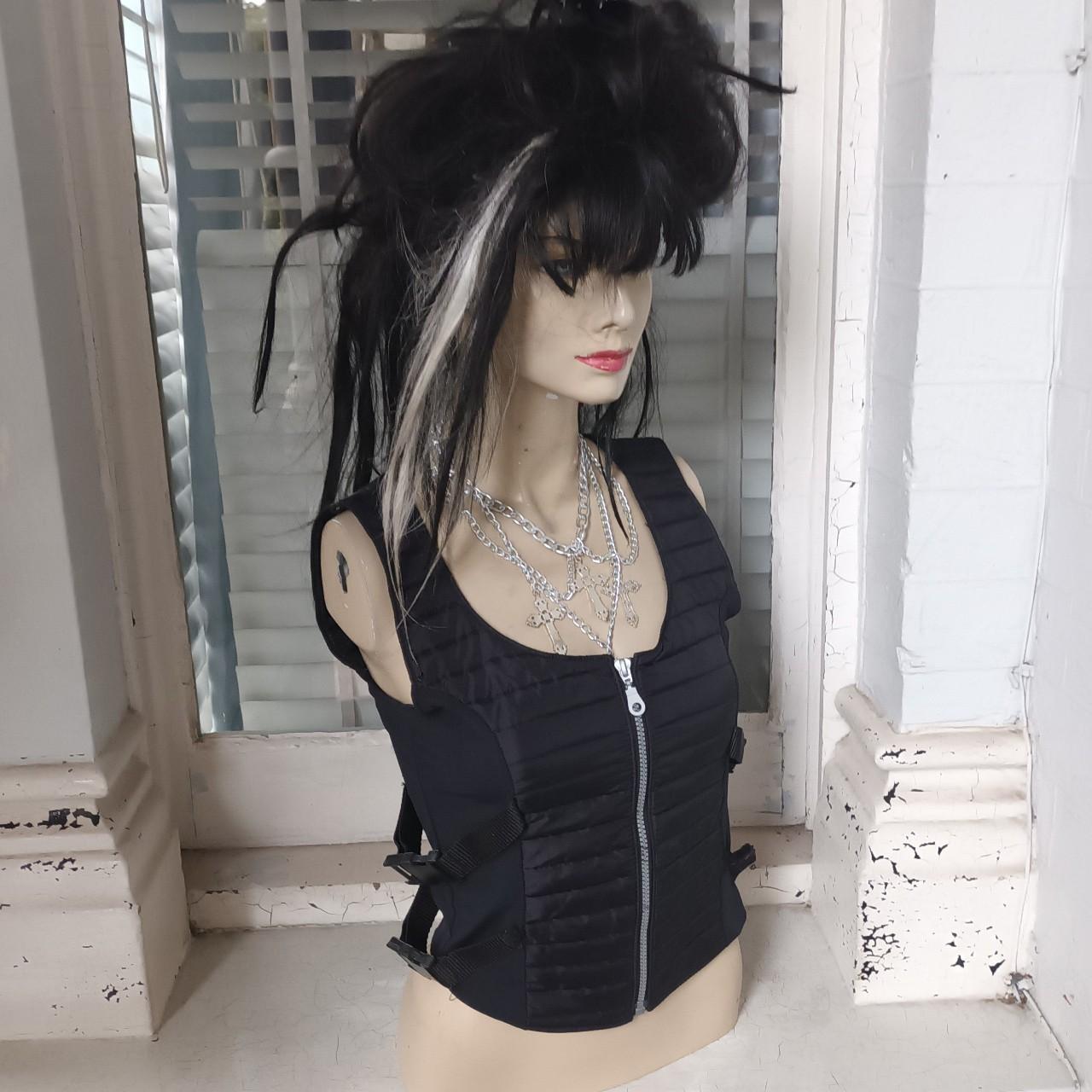 Super Rare 90s Gothic/Post Apocalyptic bodice by... - Depop