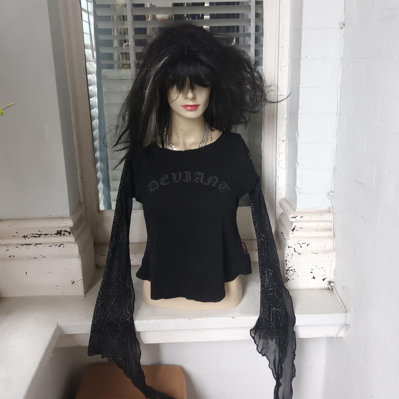 MEGA RARE 90s Trad Goth/Vampire Top by Omen. Gothic... - Depop