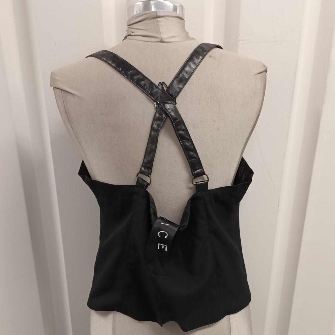 Super Rare Gothic/Post Apocalyptic Harness Waistcoat... - Depop