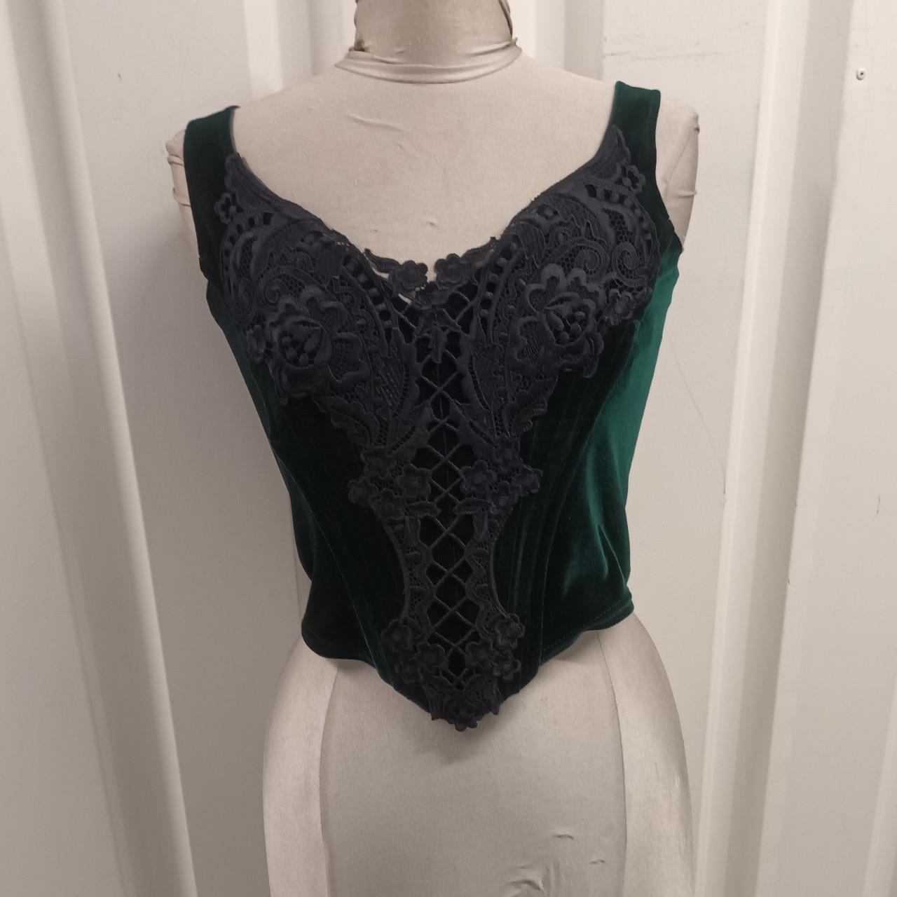 Rare 90s Gothic/Victoriana Bodice by The Dark... - Depop