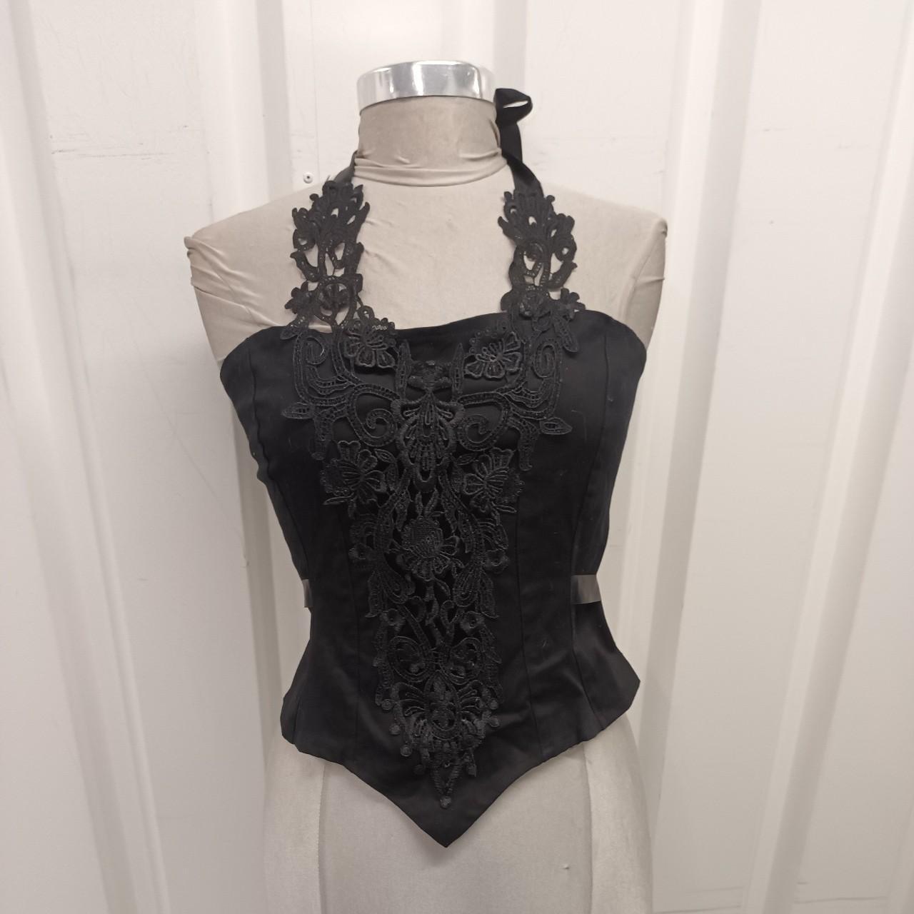 Super Rare 90s Gothic/Victoriana Basque by ORIGINAL... - Depop