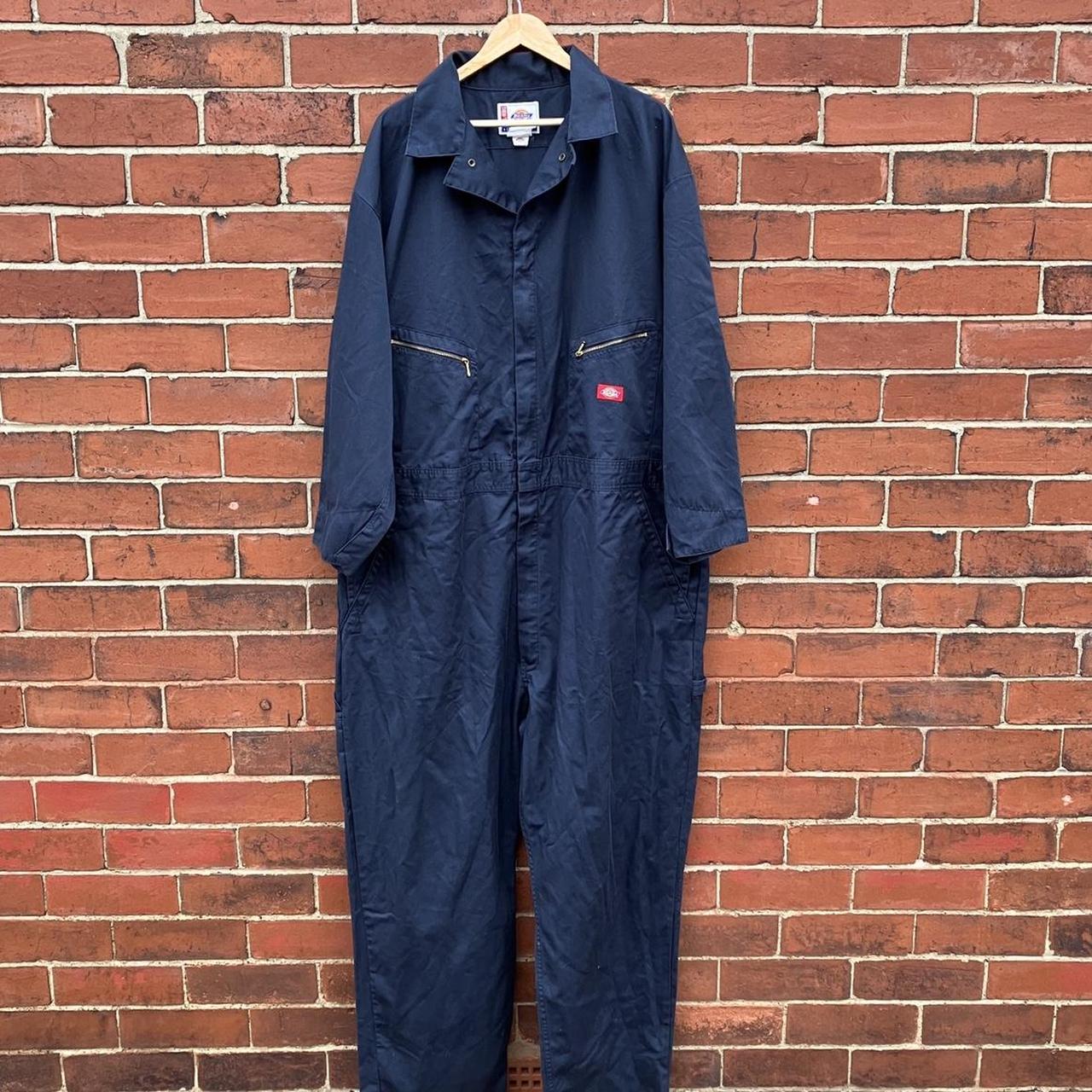 Dickies Men's Navy Jumpsuit | Depop