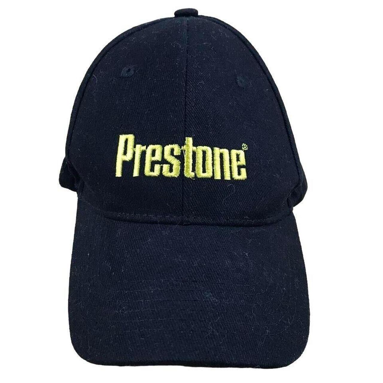 Vintage Baseball Cap Prestone Black Cap Hat Summer... - Depop
