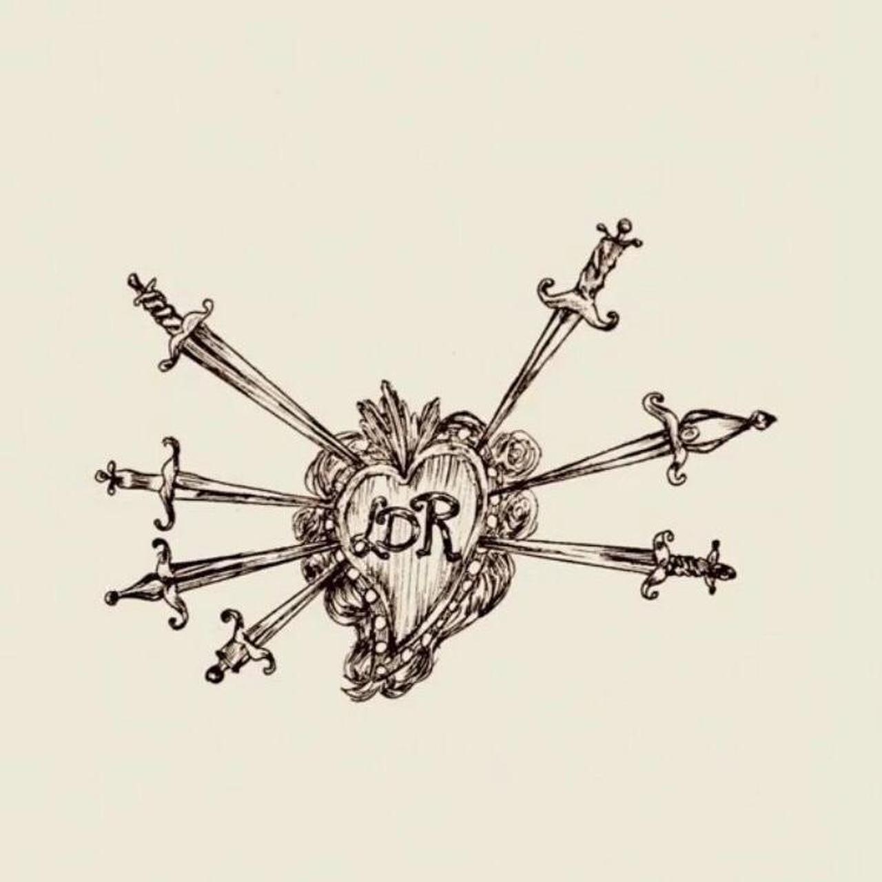 lana del rey seven swords tee cropped #lanadelrey... - Depop